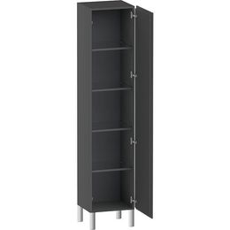 Duravit L-Cube Hochschrank LC1180R4949 40x36,3x176cm, T&uuml;r rechts, graphit matt
