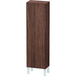 Duravit L-Cube Halbhochschrank LC1168L2121 40x24,3x132cm, T&uuml;r links, nussbaum dunkel