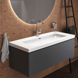Ideal Standard Extra Waschtisch T4370V1 1 Hahnloch, mit &Uuml;berlauf, 1210 x 510 x 150 mm, seidenwei&szlig;