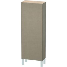 Duravit L-Cube Halbhochschrank LC1169R7575 50x24,3x132cm, T&uuml;r rechts, leinen