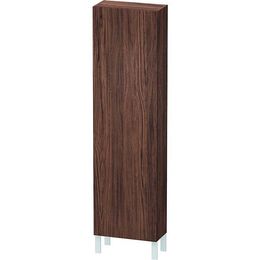 Duravit L-Cube Hochschrank LC1171L2121 50x24,3x176cm, T&uuml;r links, nussbaum dunkel