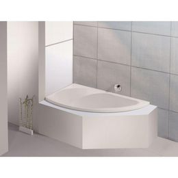 Hoesch Spectra Eck Badewanne 3657.010 1700 x 1000, linke Ausf&uuml;hrung, wei&szlig;