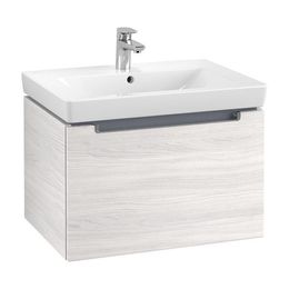 Villeroy & Boch Villeroy & Boch Subway 2.0 Waschtisch-Unterschrank A68810E8 63,7x42x45,4cm, 1 Auszug, Griff chrom, white wood