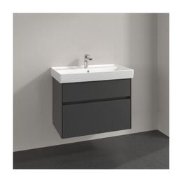 Villeroy & Boch Villeroy und Boch Collaro Waschtischunterschrank C01000VR 75,4x54,6x44,4cm, Waschbecken mittig, graphite