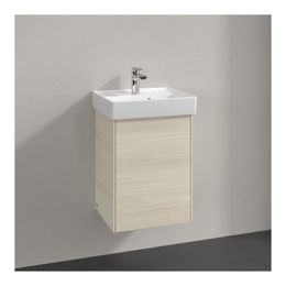 Villeroy & Boch Villeroy und Boch Collaro Waschtischunterschrank C00500AA 41x54,6x34,4cm, Waschbecken mittig, Anschlag links, white oak