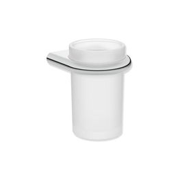 HEWI Serie 480 Glasbecher 480.04.00040 mit Halter, chrom