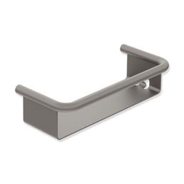 HEWI Serie 480 Duschkorb 480.03.00160SC mit Haken, pulverbeschichtet dunkelgrau perlglimmer tiefmatt