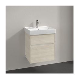 Villeroy & Boch Villeroy und Boch Collaro Waschtischunterschrank C00700AA 51x54,6x41,4cm, Waschbecken mittig, white oak