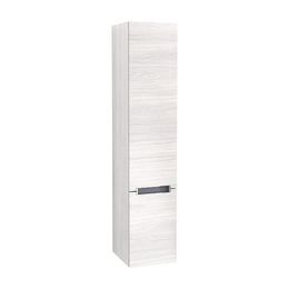 Villeroy & Boch Villeroy & Boch Subway 2.0 Hochschrank A71010E8 35x165x37cm, rechts, Griff chrom, white wood