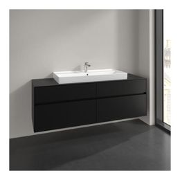 Villeroy & Boch Villeroy und Boch Collaro Waschtischunterschrank C03100VL 160x54,8x50cm, Waschtisch mittig, volcano black