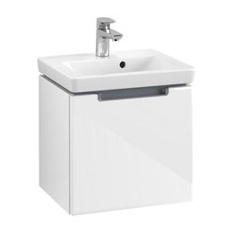 Villeroy & Boch Villeroy & Boch Subway 2.0 Waschtisch-Unterschrank A68410DH 44x42x35,2cm, 1 Auszug, Griff chrom, glossy white