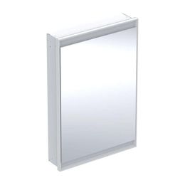Geberit One Spiegelschrank 505801002 60x90x15cm, mit ComfortLight, 1 T&uuml;r, Anschlag rechts, wei&szlig;/Aluminium pulverbeschichtet