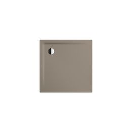 Kaldewei Superplan Duschwanne 385847982671 100x100x2,5cm, Träger flach, Secure Plus, warm grey60