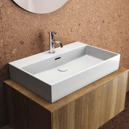 Ideal Standard Extra Waschtisch T3728MA mit Hahnloch, mit &Uuml;berlauf, 700 x 450 x 150 mm, wei&szlig; Ideal Plus