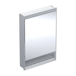 Geberit One Spiegelschrank 505820001 60x90x15cm, mit Nische, 1 Tür, Anschlag links, Aluminium eloxiert