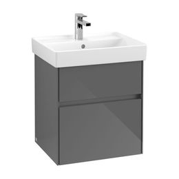 Villeroy & Boch Villeroy & Boch Collaro Waschtischunterschrank C00700FP 51x54,6x41,4cm, Glossy Grey