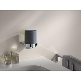 KEUCO Moll Seifenspender 12752010101 180 ml, verchromt/anthrazit
