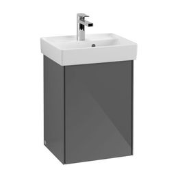 Villeroy & Boch Villeroy & Boch Collaro Waschtischunterschrank C00501FP 41x54,6x34,4cm, mit LED-Beleuchtung, Glossy Grey