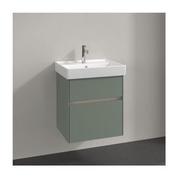 Villeroy & Boch Villeroy und Boch Collaro Waschtischunterschrank C00700AF 51x54,6x41,4cm, Waschbecken mittig, soft green