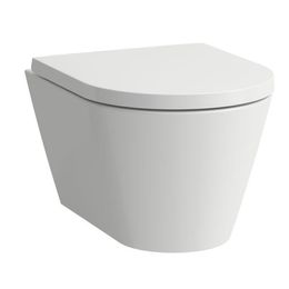 Laufen Kartell Wand-Tiefsp&uuml;l-WC H8203334000001 wei&szlig; LCC, sp&uuml;lrandlos, Form innen rund