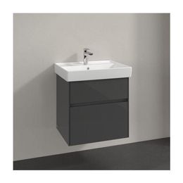 Villeroy & Boch Villeroy & Boch Collaro Waschtischunterschrank C00800FP 55,4x54,6x44,4cm, Glossy Grey