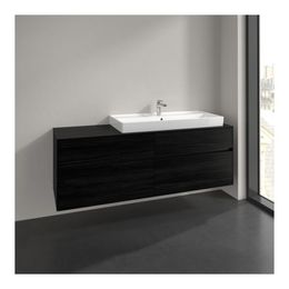 Villeroy & Boch Villeroy und Boch Collaro Waschtischunterschrank C03000AB 160x54,8x50cm, Waschtisch rechts, black oak
