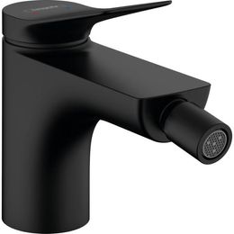 Hansgrohe Vivenis Bidetarmatur 75200670 mit Zugstangen-Ablaufgarnitur, mattschwarz