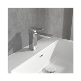 Villeroy & Boch Villeroy und Boch Subway 3.0 Einhebel-Waschtischarmatur TVW11200300061 ohne Ablaufgarnitur, chrom