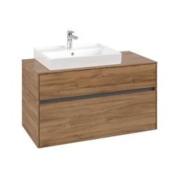 Villeroy & Boch Villeroy und Boch Collaro Waschtischunterschrank C01700RH 100x54,8x50cm, Waschtisch links, Kansas Oak