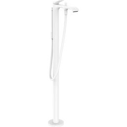 Hansgrohe Vivenis Fertigmontageset 75445700 Wannenarmatur, bodenstehend, mattwei&szlig;