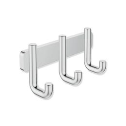 HEWI Serie 480 Hakenleiste 480.90.00240 mit 3 Haken, chrom