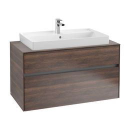 Villeroy & Boch Villeroy & Boch Collaro Waschtischunterschrank C02000VH 100x54,8x50cm, Waschtisch mittig, Arizona Oak