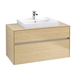 Villeroy & Boch Villeroy & Boch Collaro Waschtischunterschrank C01900VJ 100x54,8x50cm, Waschtisch mittig, Nordic Oak