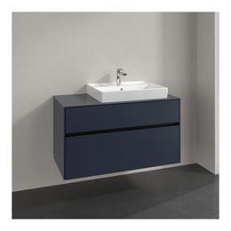 Villeroy & Boch Villeroy und Boch Collaro Waschtischunterschrank C01800VQ 100x54,8x50cm, Waschtisch rechts, marine blue