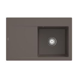 Villeroy & Boch Villeroy und Boch Subway Style 45 Einbausp&uuml;le 334700TR Sp&uuml;lbecken rechts, timber CeramicPlus, 78 x 51 cm