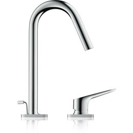 Hansgrohe Axor Citterio M Küchenarmatur 34822000 mit Ausziehbrause, chrom, 2 Loch Montage