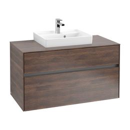 Villeroy & Boch Villeroy & Boch Collaro Waschtischunterschrank C01600VH 100x54,8x50cm, Waschtisch mittig, Arizona Oak