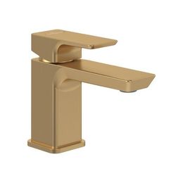 Villeroy & Boch Villeroy und Boch Subway 3.0 Einhebel-Waschtischarmatur TVW11200100176 ohne Ablaufgarnitur, brushed gold