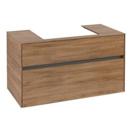 Villeroy & Boch Villeroy und Boch Collaro Waschtischunterschrank C01900RH 100x54,8x50cm, Waschtisch mittig, Kansas Oak