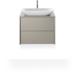 Duravit Viu Aufsatz-Waschtisch 2358600000 60x43cm, weiß, geschliffen, ohne Hahnloch, ohne Überlauf, ohne Hahnlochbank
