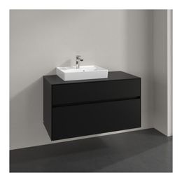 Villeroy & Boch Villeroy und Boch Collaro Waschtischunterschrank C01700VL 100x54,8x50cm, Waschtisch links, volcano black