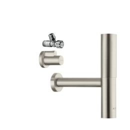 Hansgrohe Flowstar Designsiphon-Set 51304800 G 1 1/4, stainless steel optic