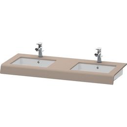 Duravit DuraStyle Waschtisch-Konsole DS829C04343 55x80x10cm, 2 Ausschnitte, basalt matt