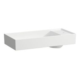 Laufen Kartell Waschtischschale 8123320001111, 75x35cm, wei&szlig;, 1 Hahnloch, Saphirkeramik