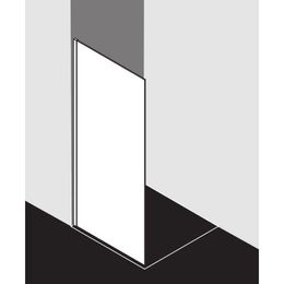 Kermi Glasanlage XCWIO05020VAK 50x200cm, silber hochglanz, ESG klar