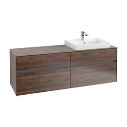 Villeroy & Boch Villeroy & Boch Collaro Waschtischunterschrank C02300VH 160x54,8x50cm, Waschtisch rechts, Arizona Oak