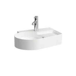 Laufen Val Waschtisch H8152887571061 53x40cm, unterbauf&auml;hig, mit &Uuml;berlauf, mit 1 Hahnloch, wei&szlig; matt