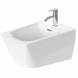 Duravit Viu Wand-Bidet 2292150000 weiß, 37x57cm, mit Überlauf, mit Hahnlochbank