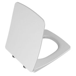 Vitra Metropole WC-Sitz 122-003R409 mit Absenkautomatik und Schnellverschluss, Duroplast, Scharniere Edelstahl, wei&szlig;