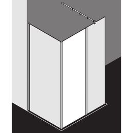 Kermi Walk-In XB Festfeld im Winkel XBFFW05020VPK 51,7x200cm, zur Kombination mit Glasanlage